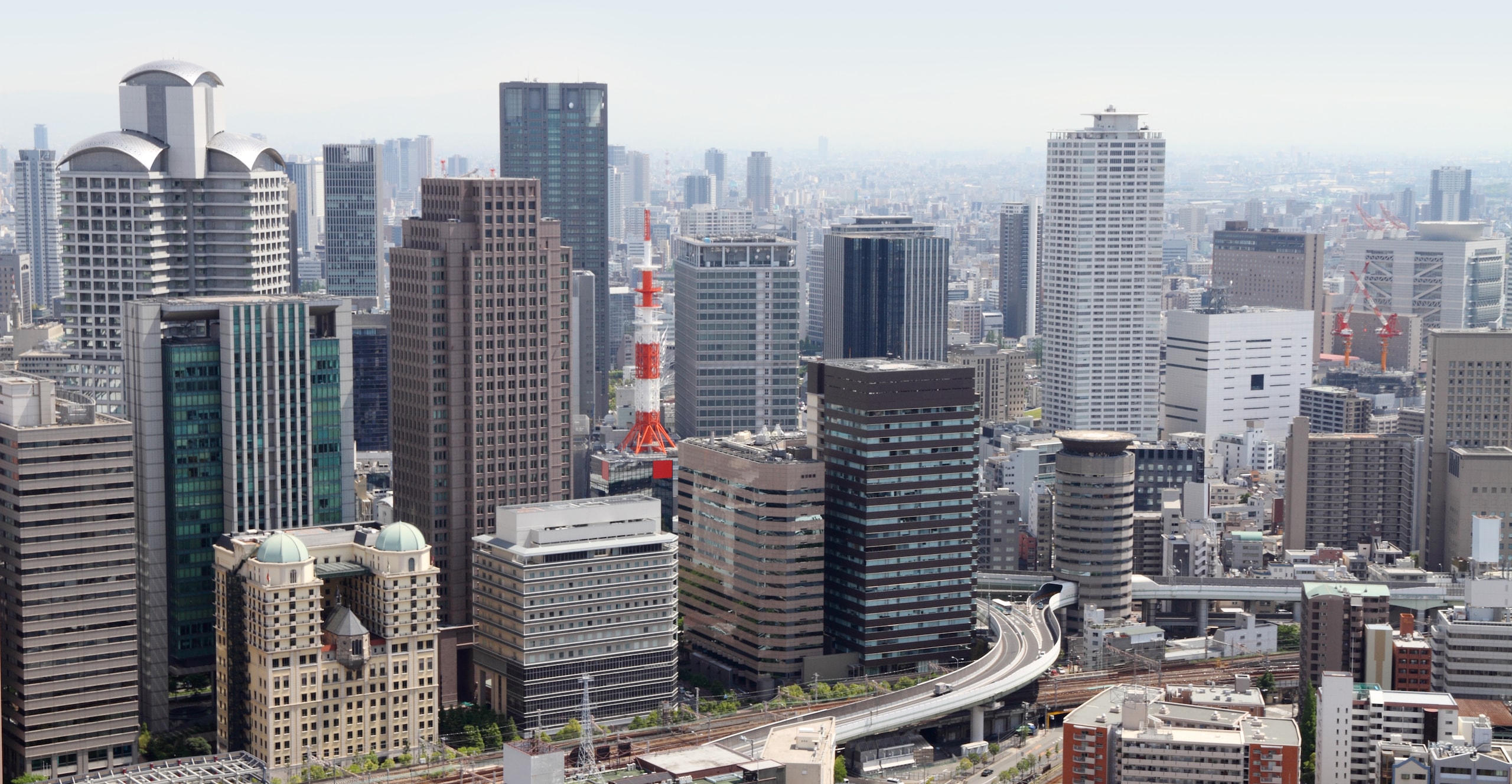 Shin-Daibiru Building and Forest of Dojima: Landscape design that takes ...