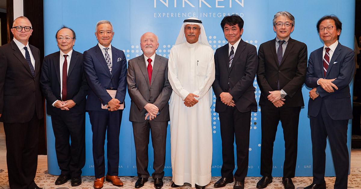 Opening Ceremony of Nikken Sekkei Dubai, held in Palace Downtown | NEWS | News | NIKKEN SEKKEI LTD