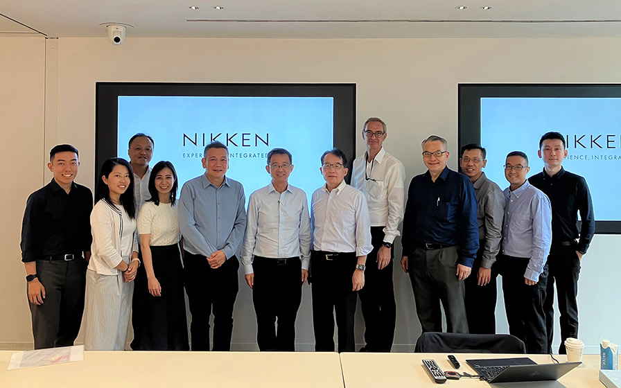 Singapore Delegation Visits Nikken HQ, Miyashita Park and Tokyo Station ...